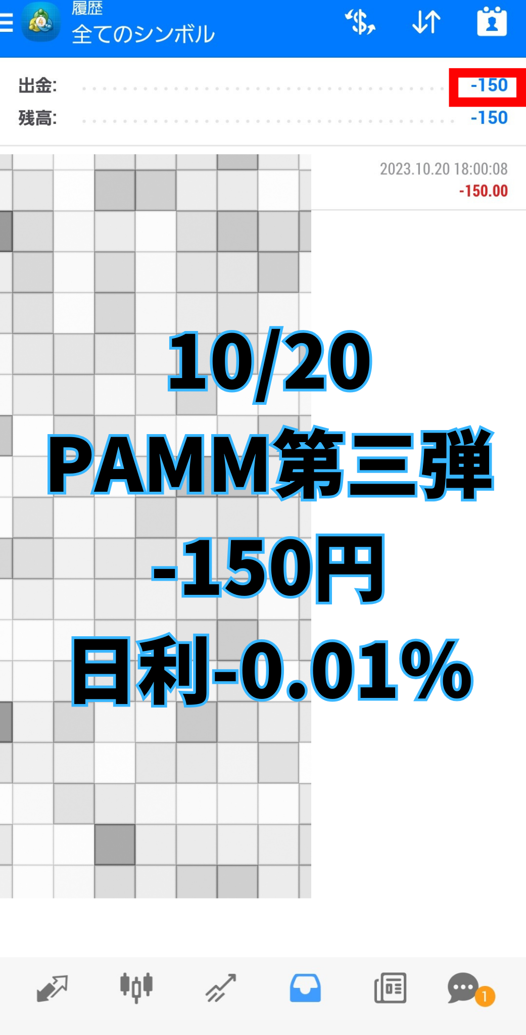 2023年10月20日「EA・PAMM運用実績」